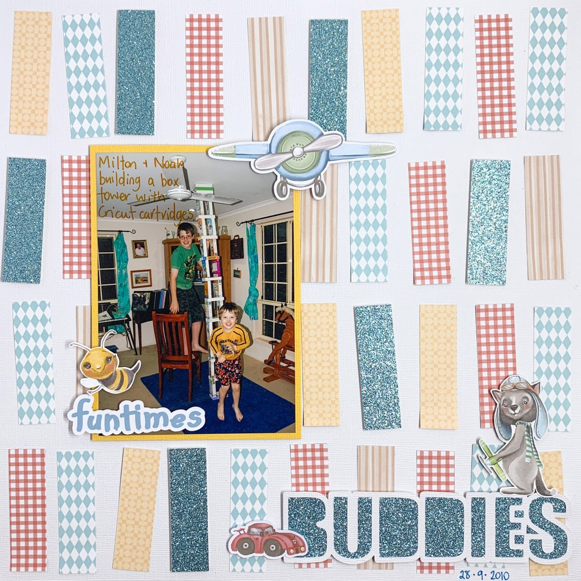 ScrapBoys Best Friends Scrapbook Layout Class – Alicia Redshaw
